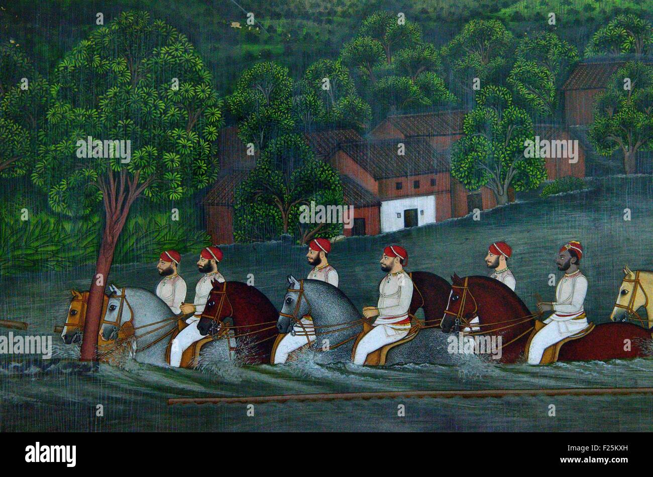 City palace museum, mewar painting hi-res stock photography and images ...