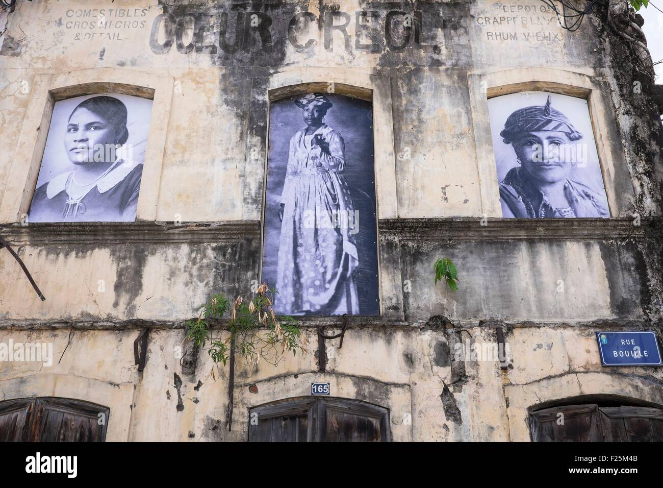 France, Martinique, Saint Pierre, the artist Anabell Guerrero made ...