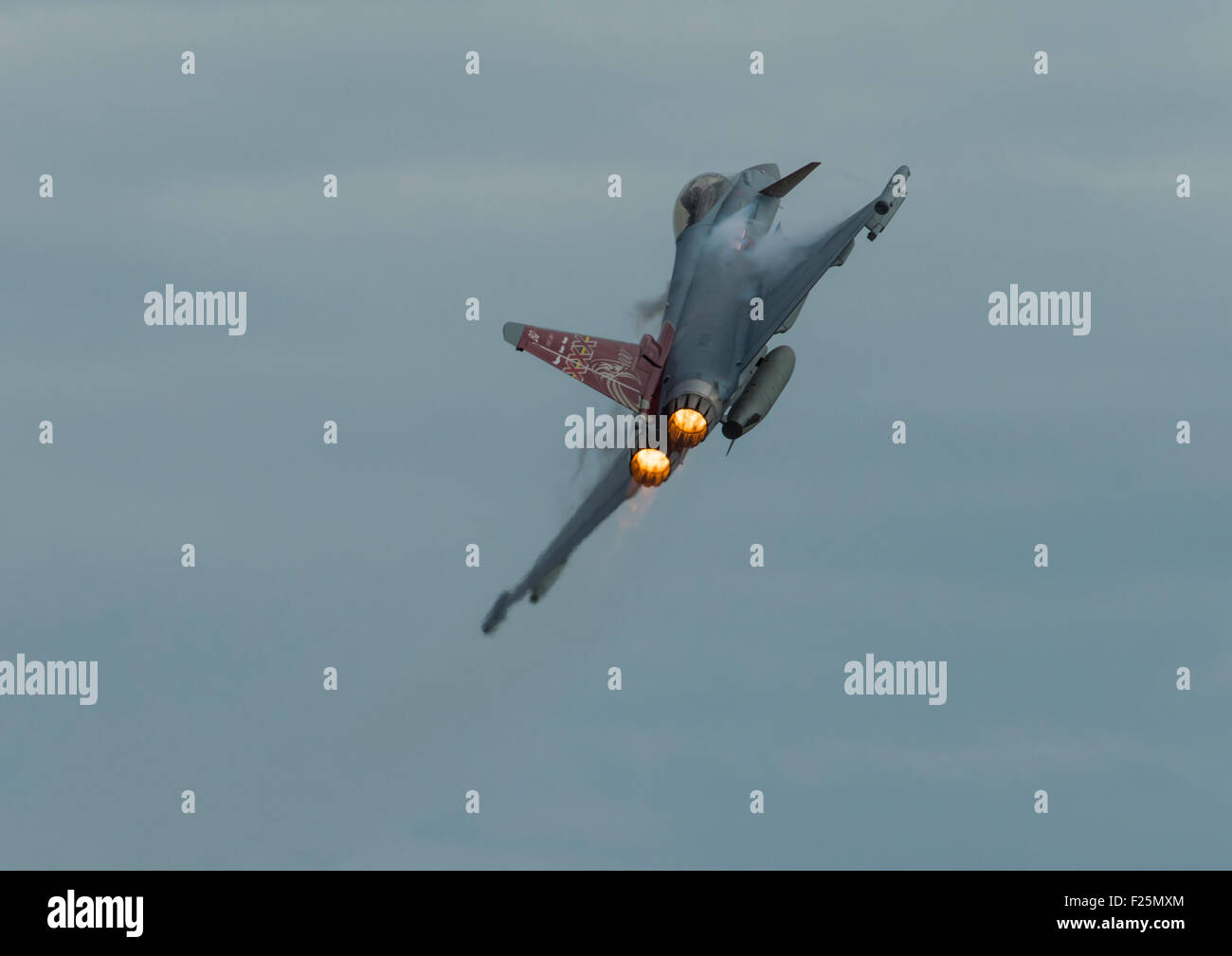 RAF Eurofighter Typhoon FGR4 jet flying at Clacton air show UK Stock ...