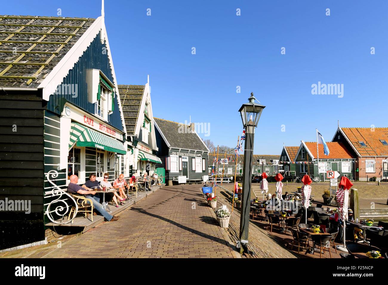 Netherlands, Northern Holland, Marken village, the port Stock Photo - Alamy