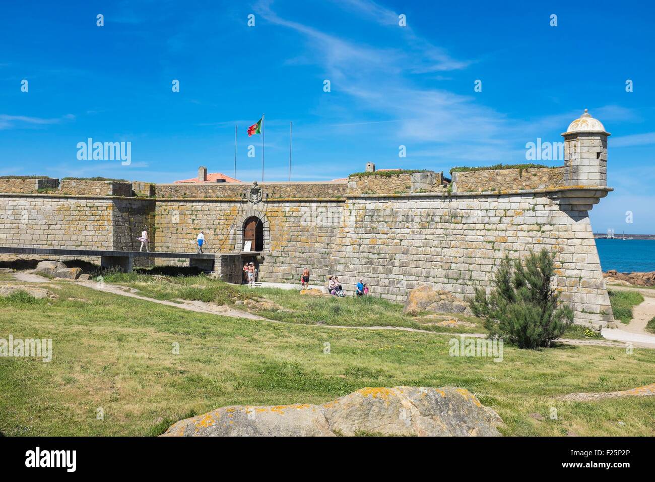 Portugal, North region, Porto, Castelo do Queijo or Saint Francis ...