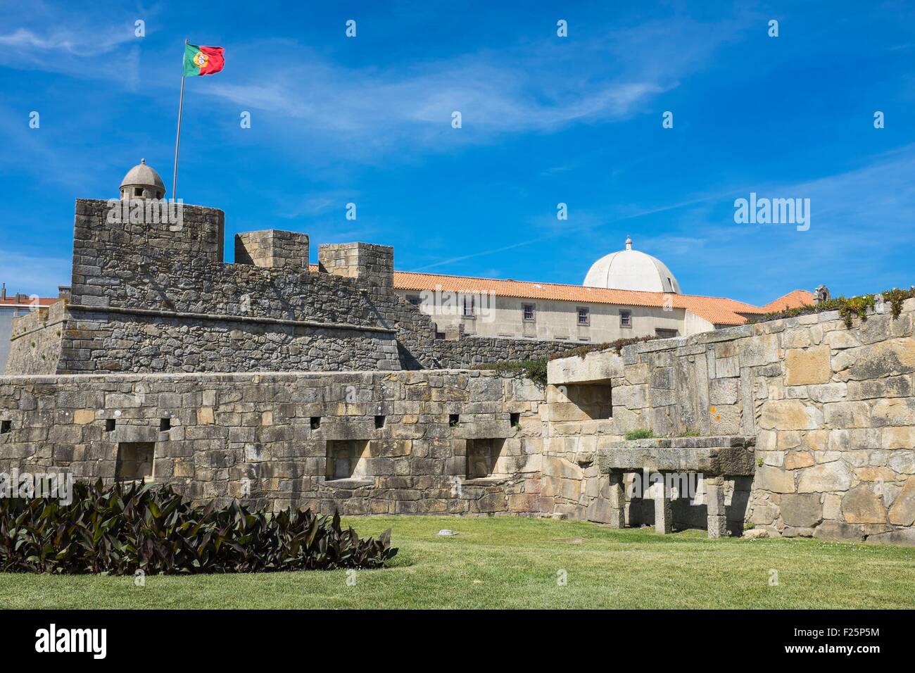 Portugal, North region, Porto, Fort Saint John the Baptist (Sao Joao ...