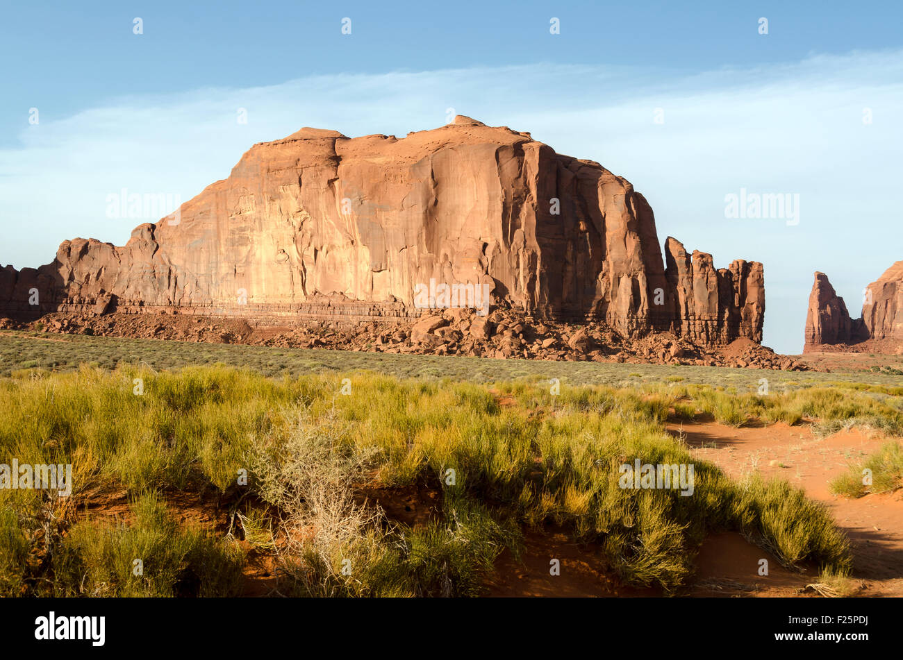 Monolith in Monument Valley in Utah in the United States of America ...