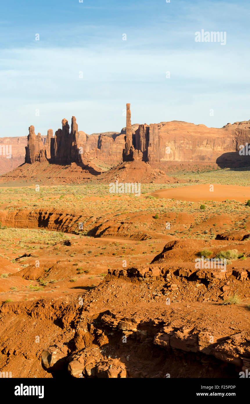 Monolith in Monument Valley in Utah in the United States of America ...