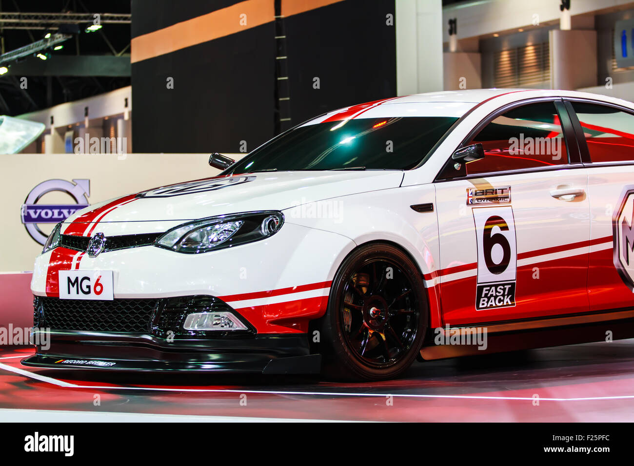 BANGKOK THAILAND-March 30 : MG 6 displayed on stage at The 35th Bangkok ...