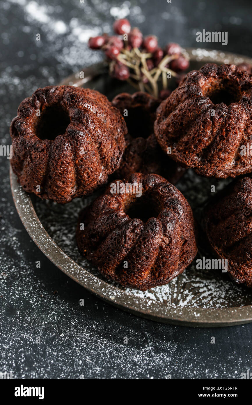 Mini bundt cakes Stock Photo - Alamy