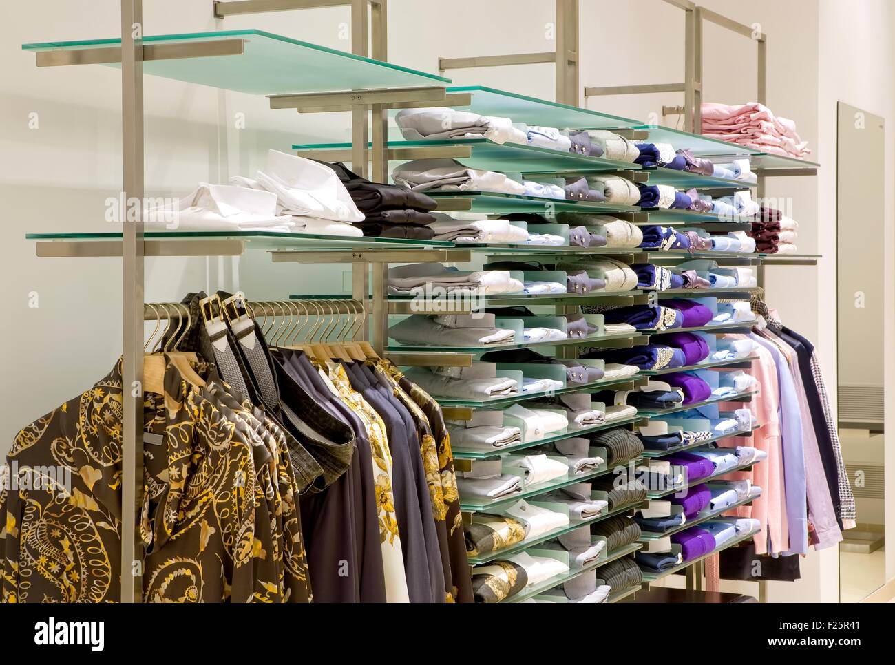 inside fashion store (Men's and women's shirts, blouses and accessories ...