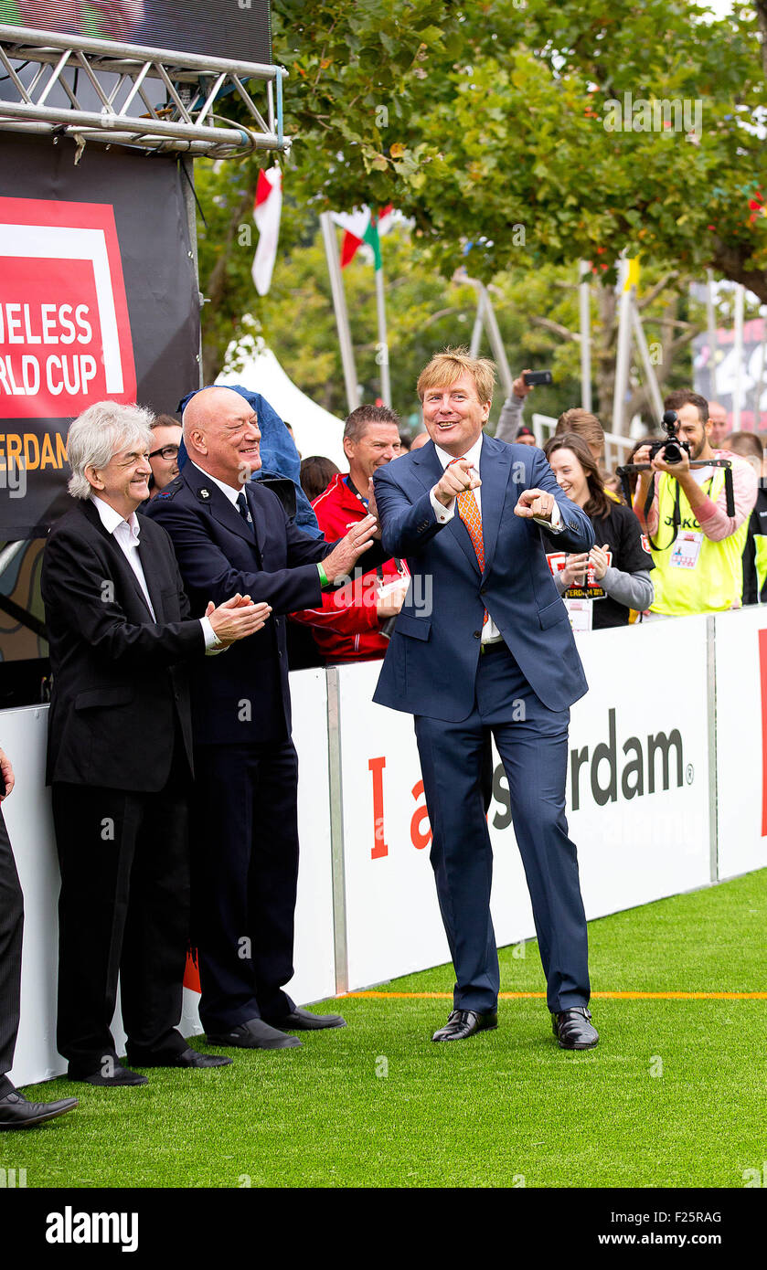 Dutch King Willem-Alexander attends Homeless World Cup on the ...