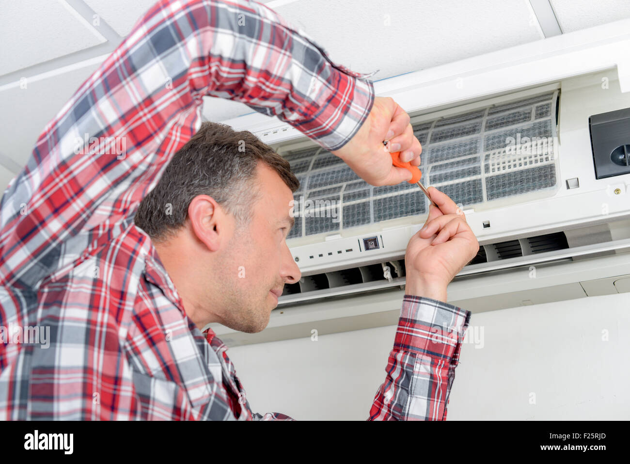 Repairing ventilation system hi-res stock photography and images - Alamy