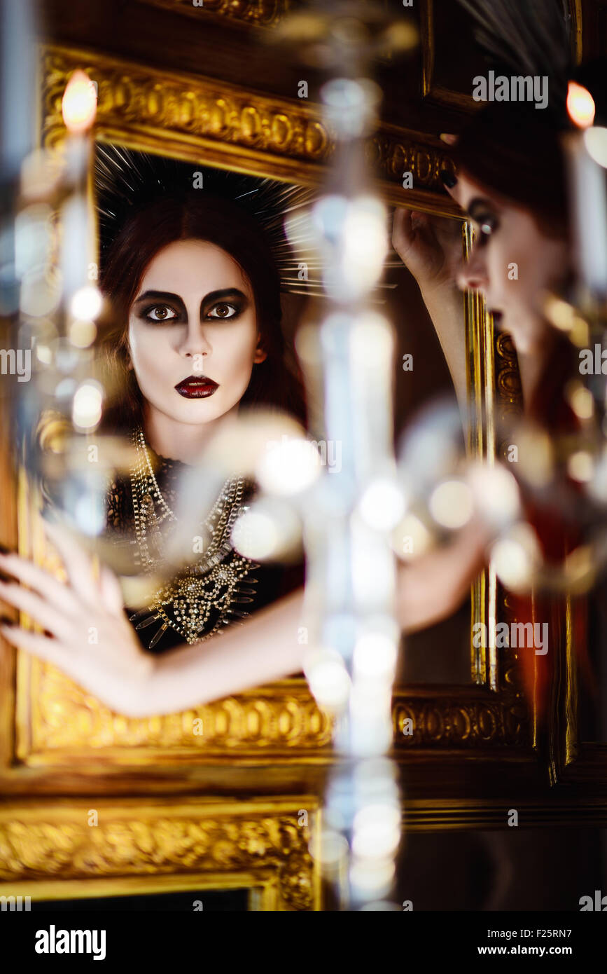 Mirror reflection evil hi-res stock photography and images - Alamy