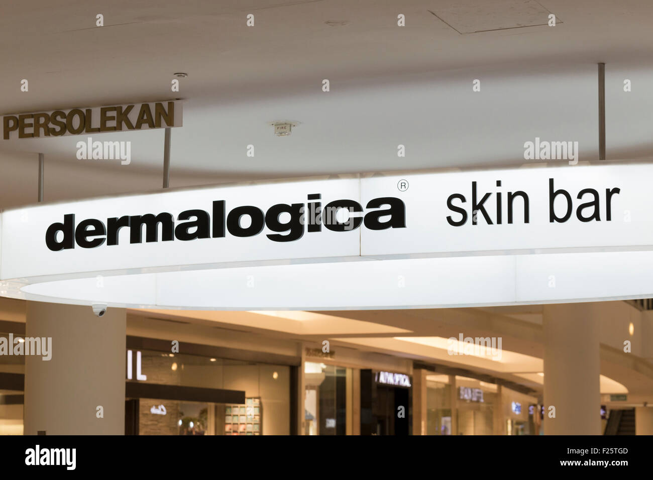 Dermalogica skin bar logo Stock Photo - Alamy