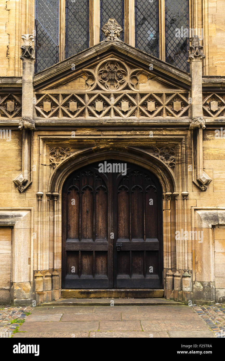 Ancient Wooden Doors at Side of St.Michael Le Belfrey Church Close to ...