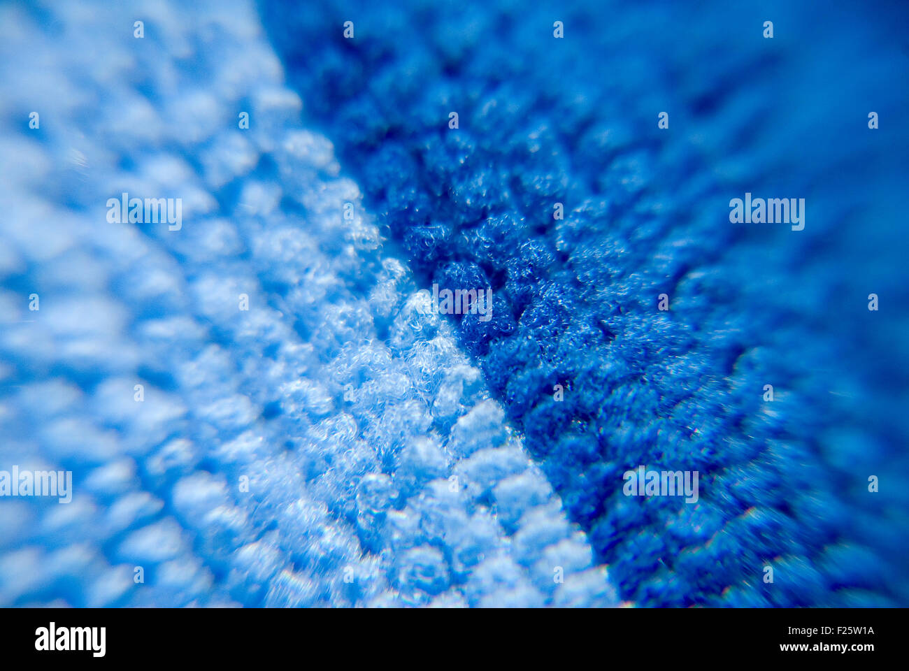 macro zoomed two colored microfiber Stock Photo - Alamy