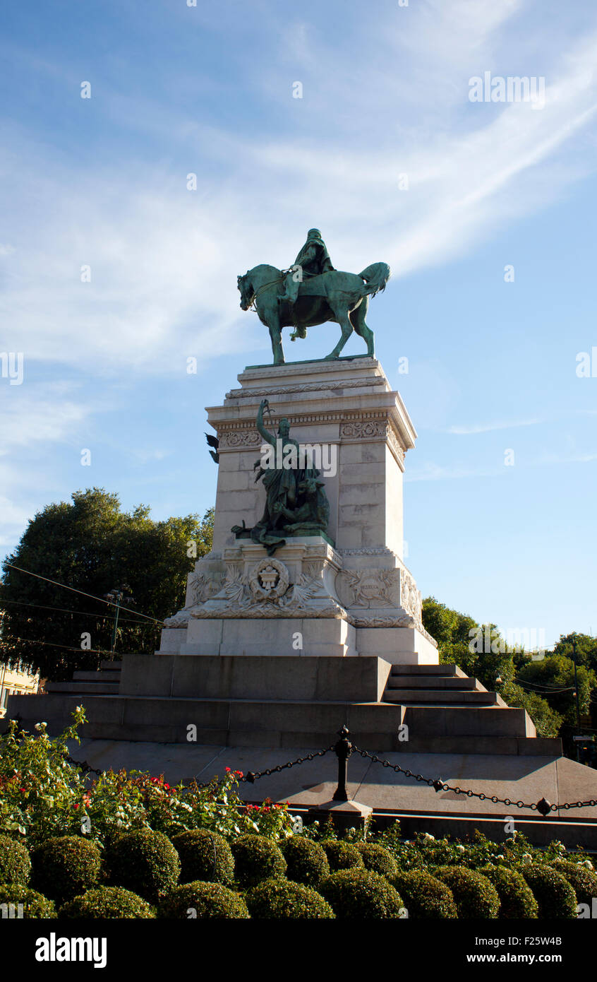 Garibaldi monument, Milan - Italy Stock Photo - Alamy