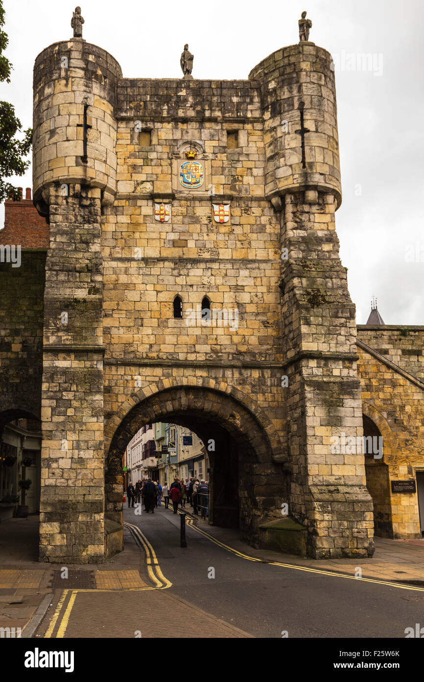 Bootham bar gate gateway hi-res stock photography and images - Alamy