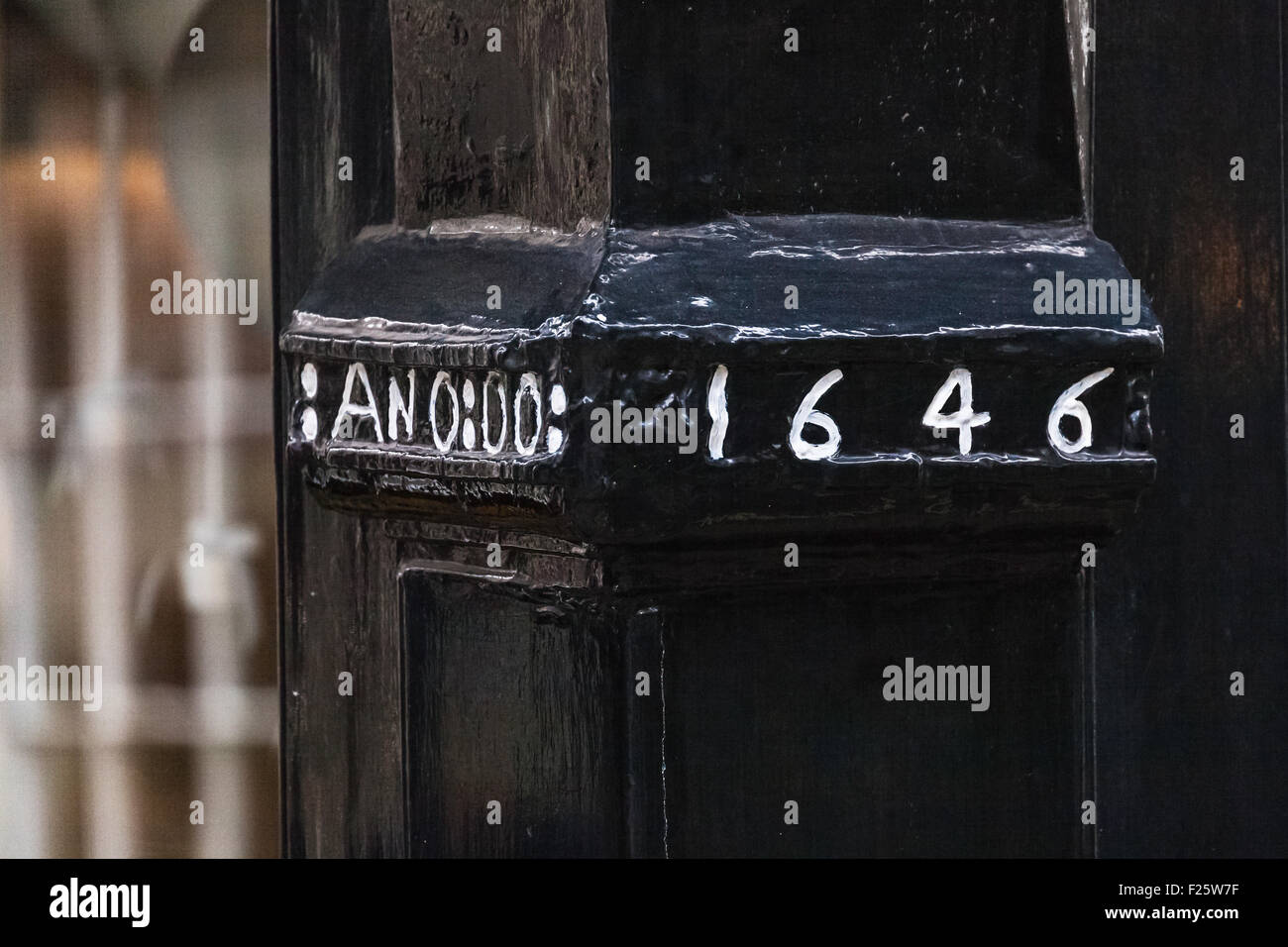 Date of Building Construction Stock Photo - Alamy