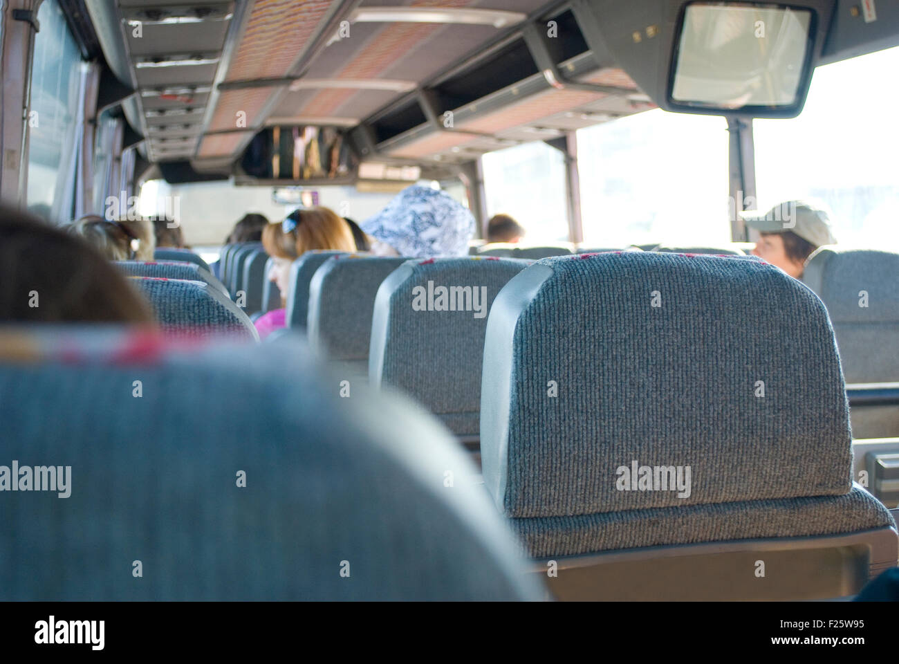 Passenger bus interior long distance hi-res stock photography and ...