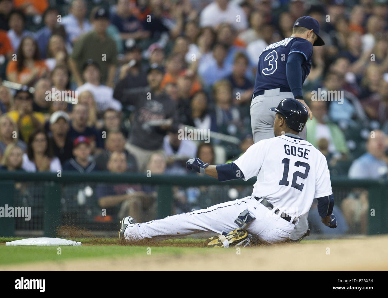 Detroit, Michigan, USA. 09th Sep, 2015. Detroit Tigers outfielder ...
