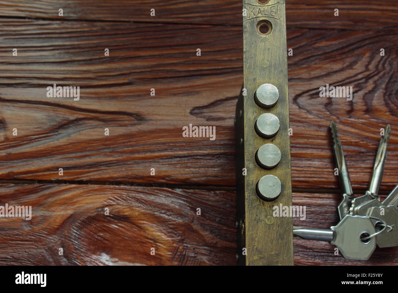 top view of the door lock Stock Photo - Alamy