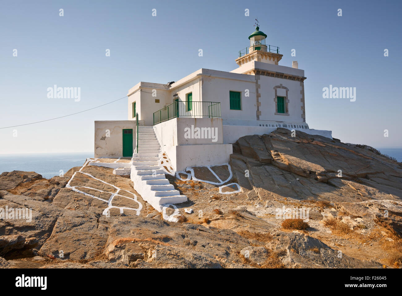Paros lighthouse hi-res stock photography and images - Alamy