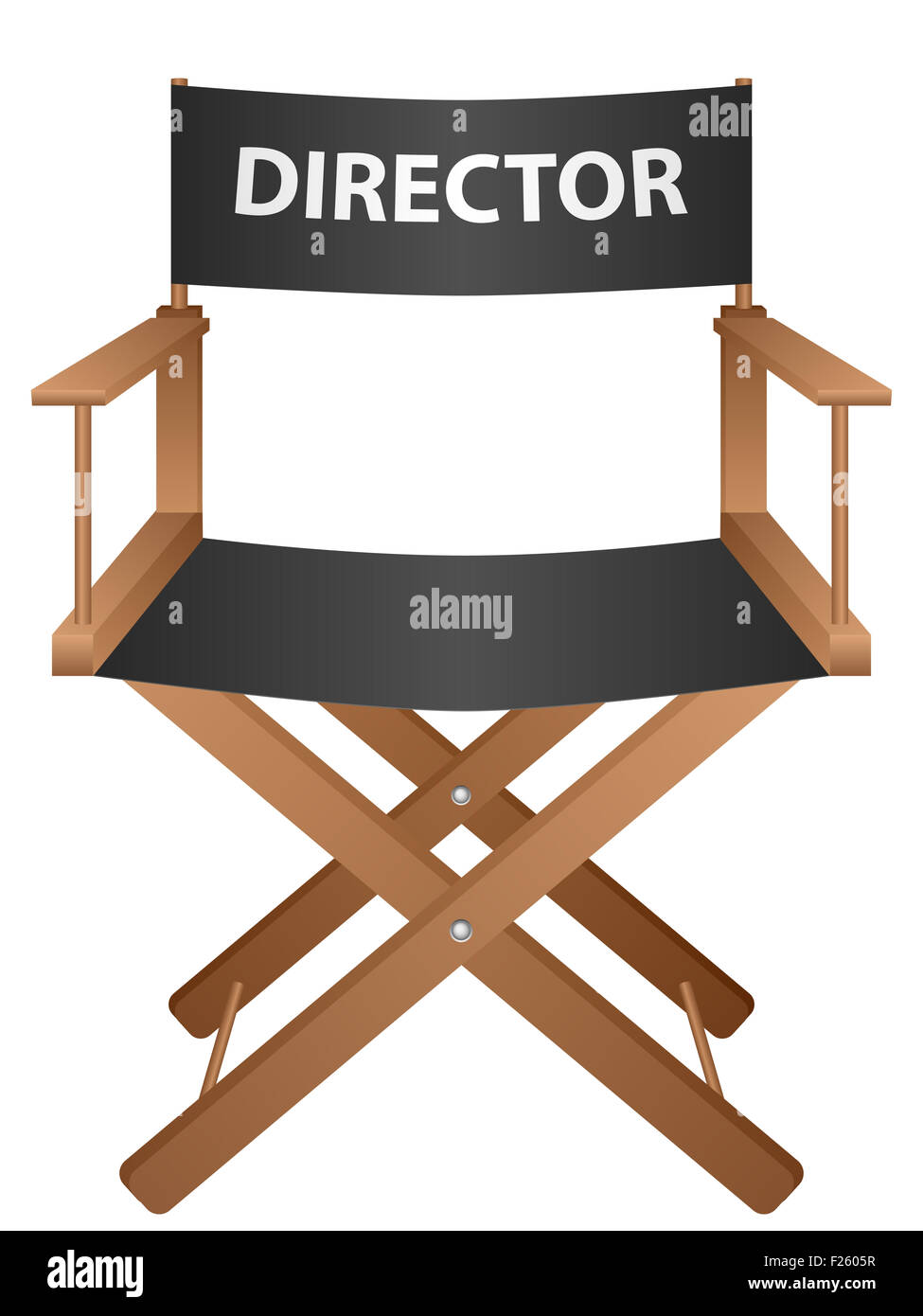 Producer chair on a white background. Vector illustration Stock Photo ...