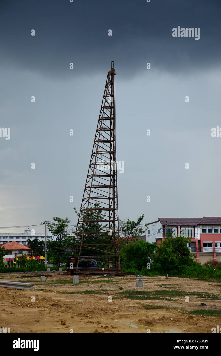 Construction site rain clouds hi-res stock photography and images - Alamy