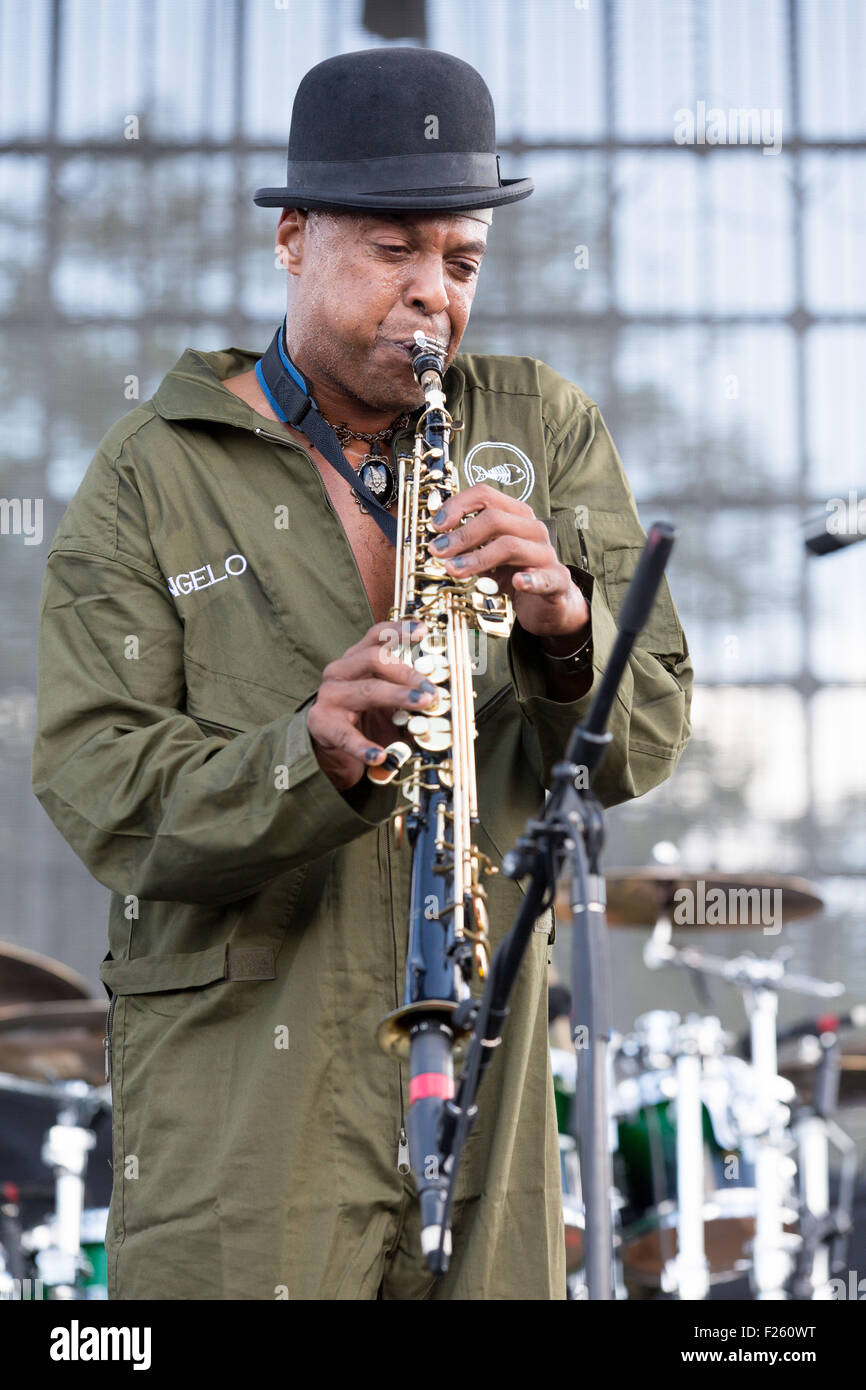 Chicago, Illinois, USA. 11th Sep, 2015. Singer ANGELO MOORE of Fishbone ...