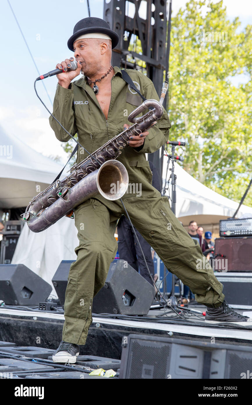 Chicago, Illinois, USA. 11th Sep, 2015. Singer ANGELO MOORE of Fishbone ...