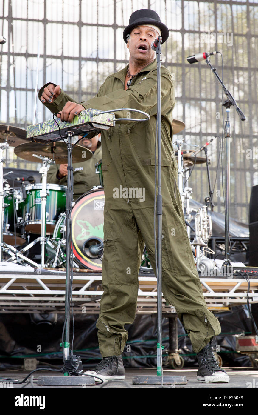 Chicago, Illinois, USA. 11th Sep, 2015. Singer ANGELO MOORE of Fishbone ...