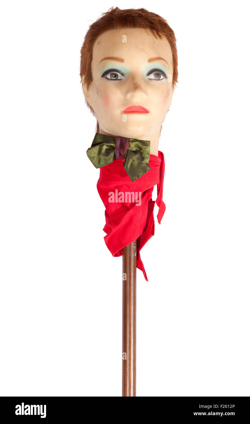 Head of Female Dummy isolated on a white background Stock Photo - Alamy