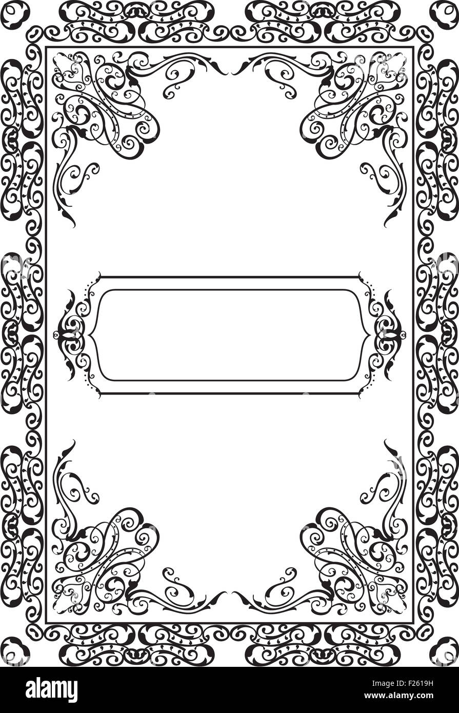 Art Greeting Nice Page Is On White Stock Photo Alamy