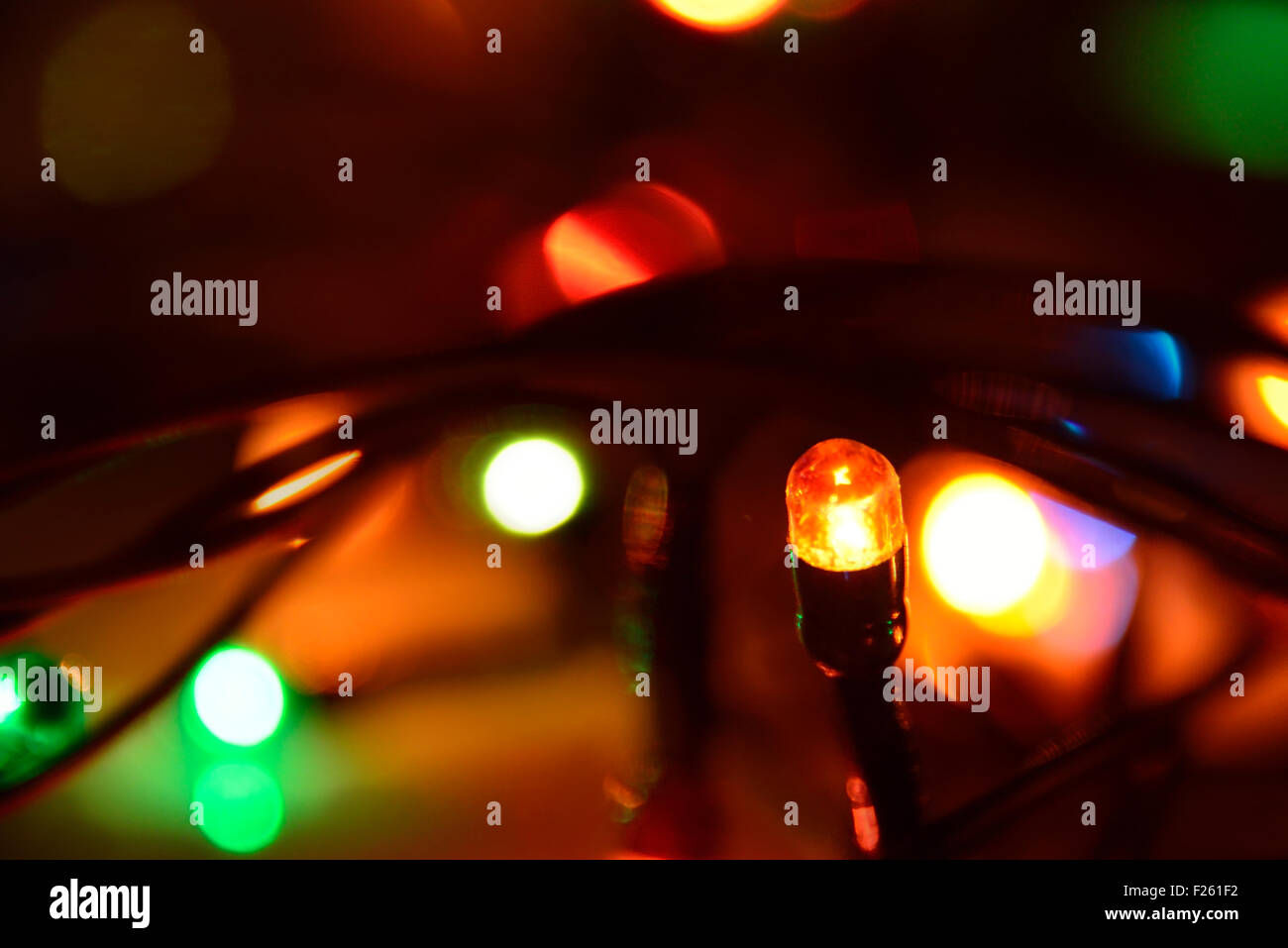 macro yellow electronic diode on wire Stock Photo - Alamy