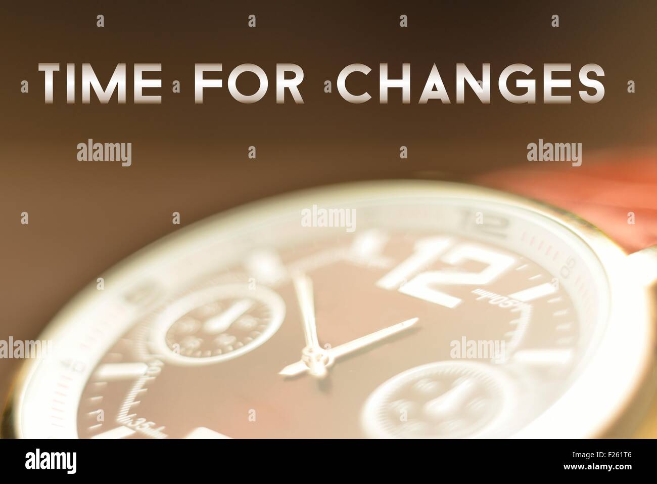 time for changes concept Stock Photo - Alamy