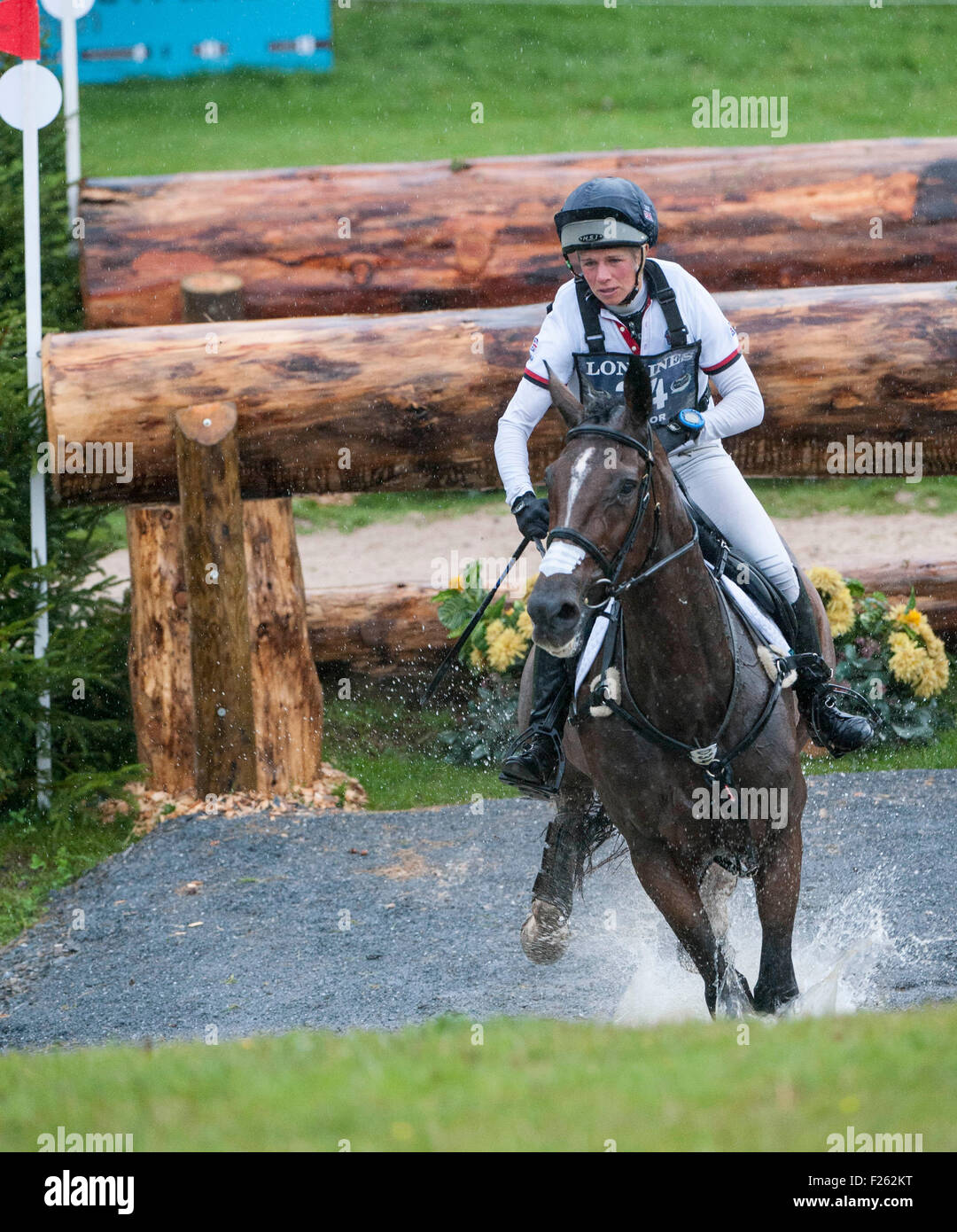 Blair Atholl, Perthshire, UK. 12th Sep, 2015. Izzy Taylor [GBR] riding ...