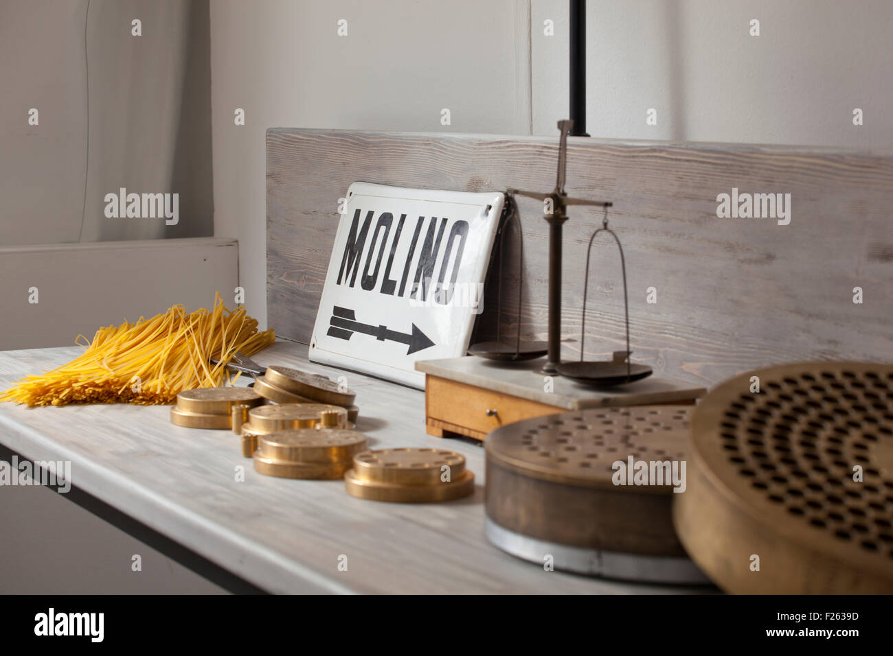 Famous italian Spaghetti on the table Stock Photo - Alamy
