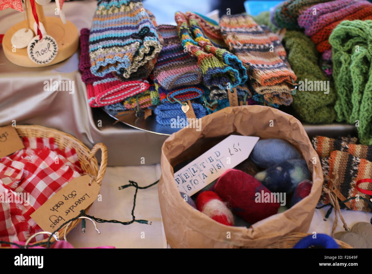 West Hampstead Christmas Market, London Stock Photo - Alamy