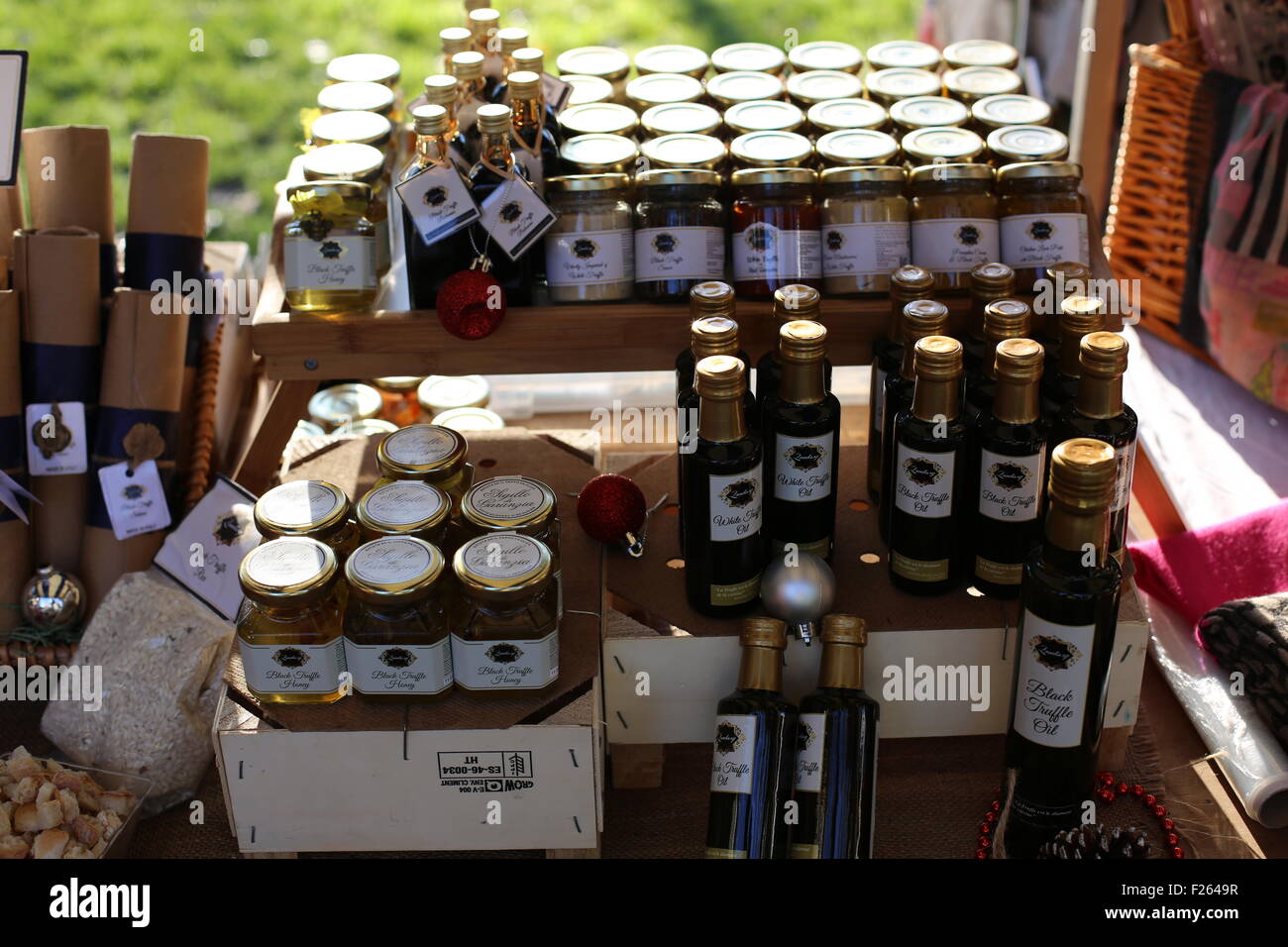 West Hampstead Christmas Market Stock Photo - Alamy