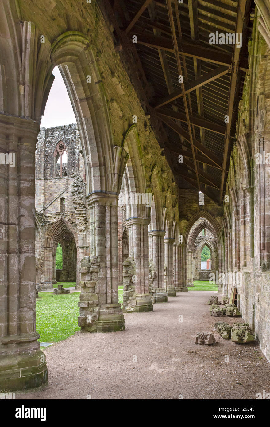 The ruins of Tintern Abbey, Wye Valley, near Chepstow, Monmouthshire ...