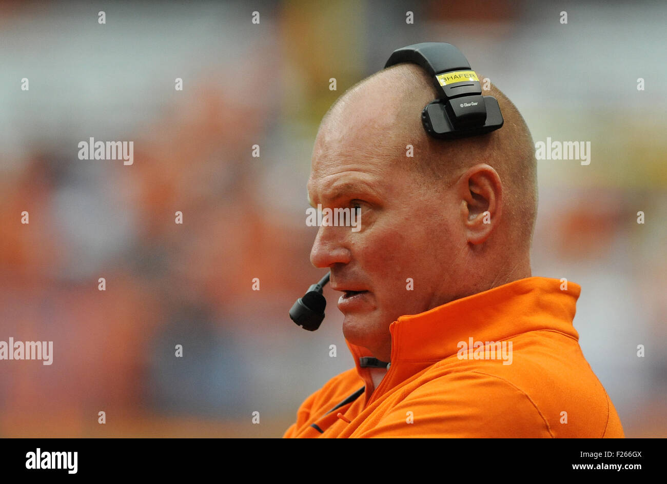 Syracuse, NY, USA. 12th Sep, 2015. Syracuse University Head Coach Scott ...