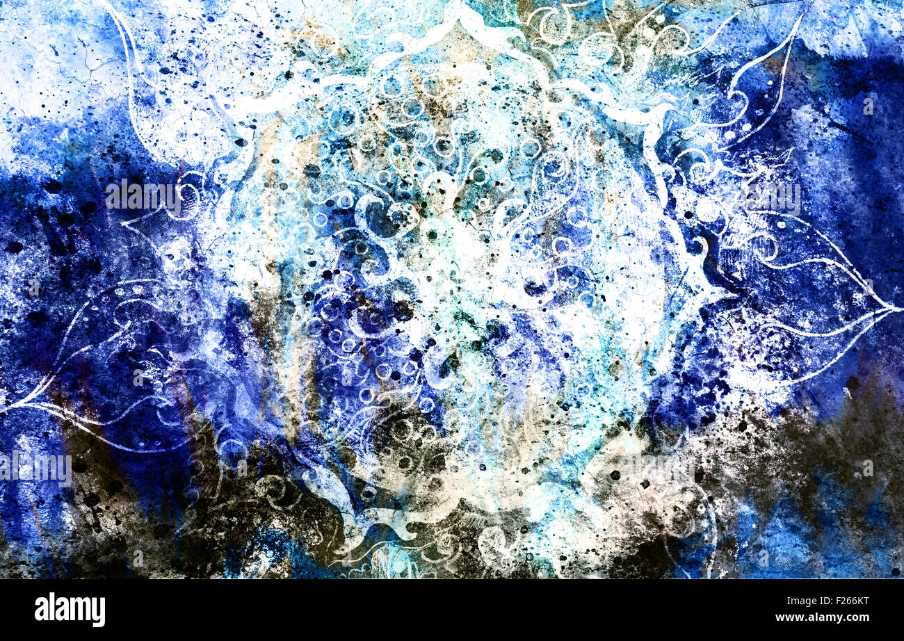 abstract color Backgrounds, painting collage with spots. tie-dye ...