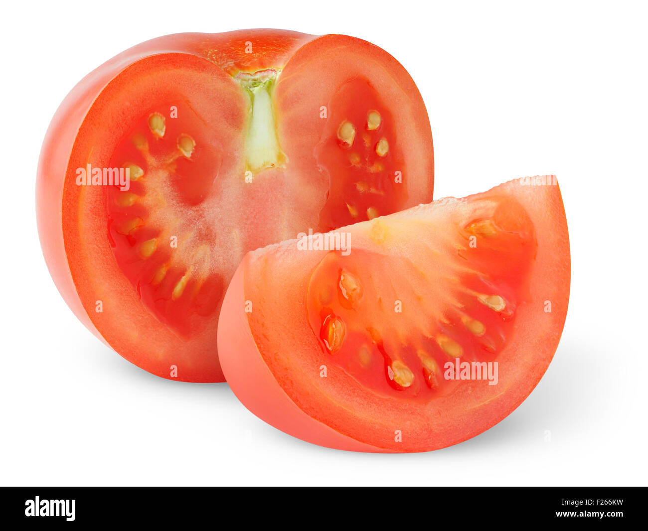 Sliced tomatoes Cut Out Stock Images & Pictures - Alamy