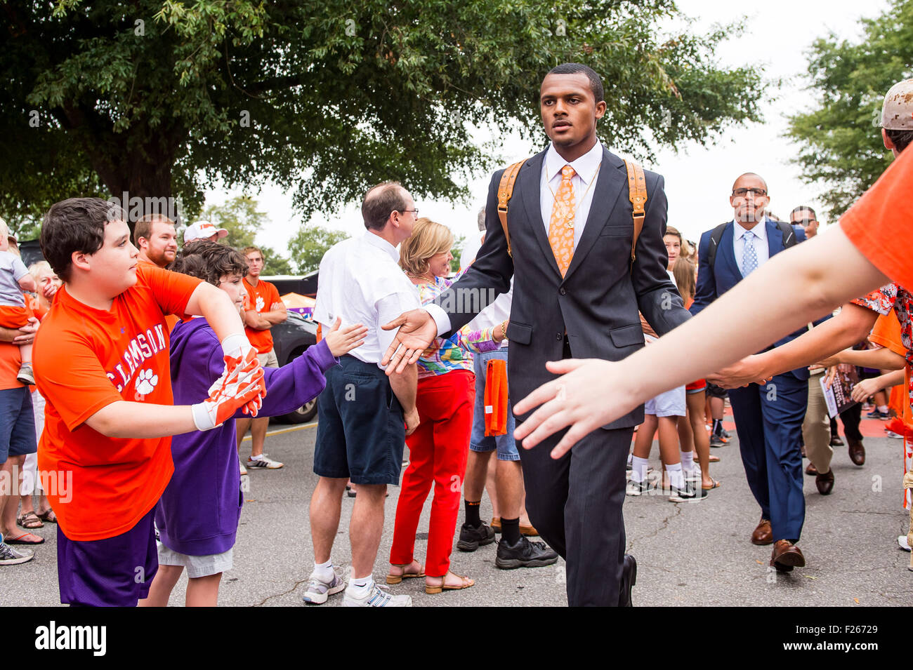 Clemson tigers during tiger walk hi-res stock photography and images ...