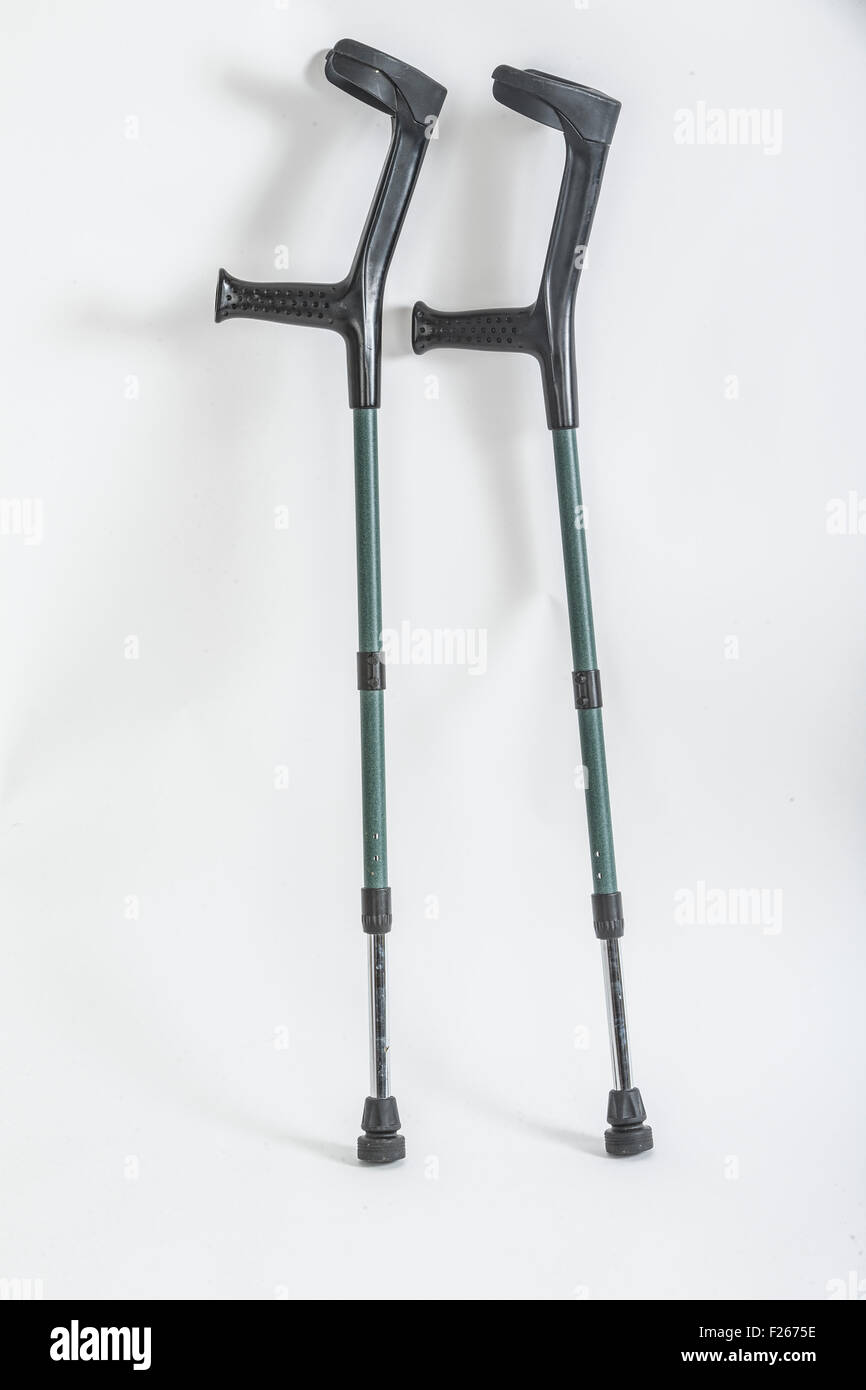 Crutches at the wall hi-res stock photography and images - Alamy