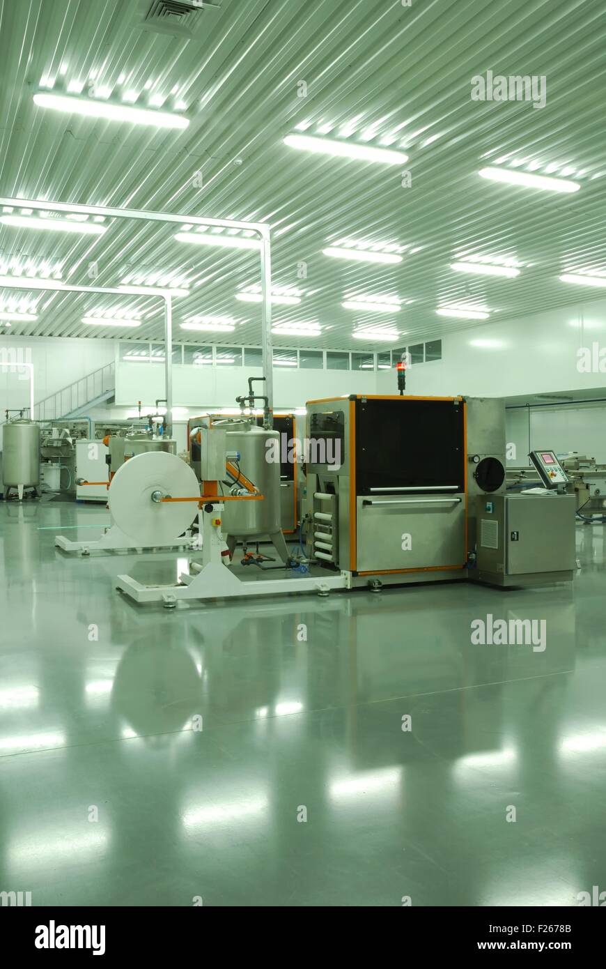 sterile wet wipes production in fabric Stock Photo - Alamy