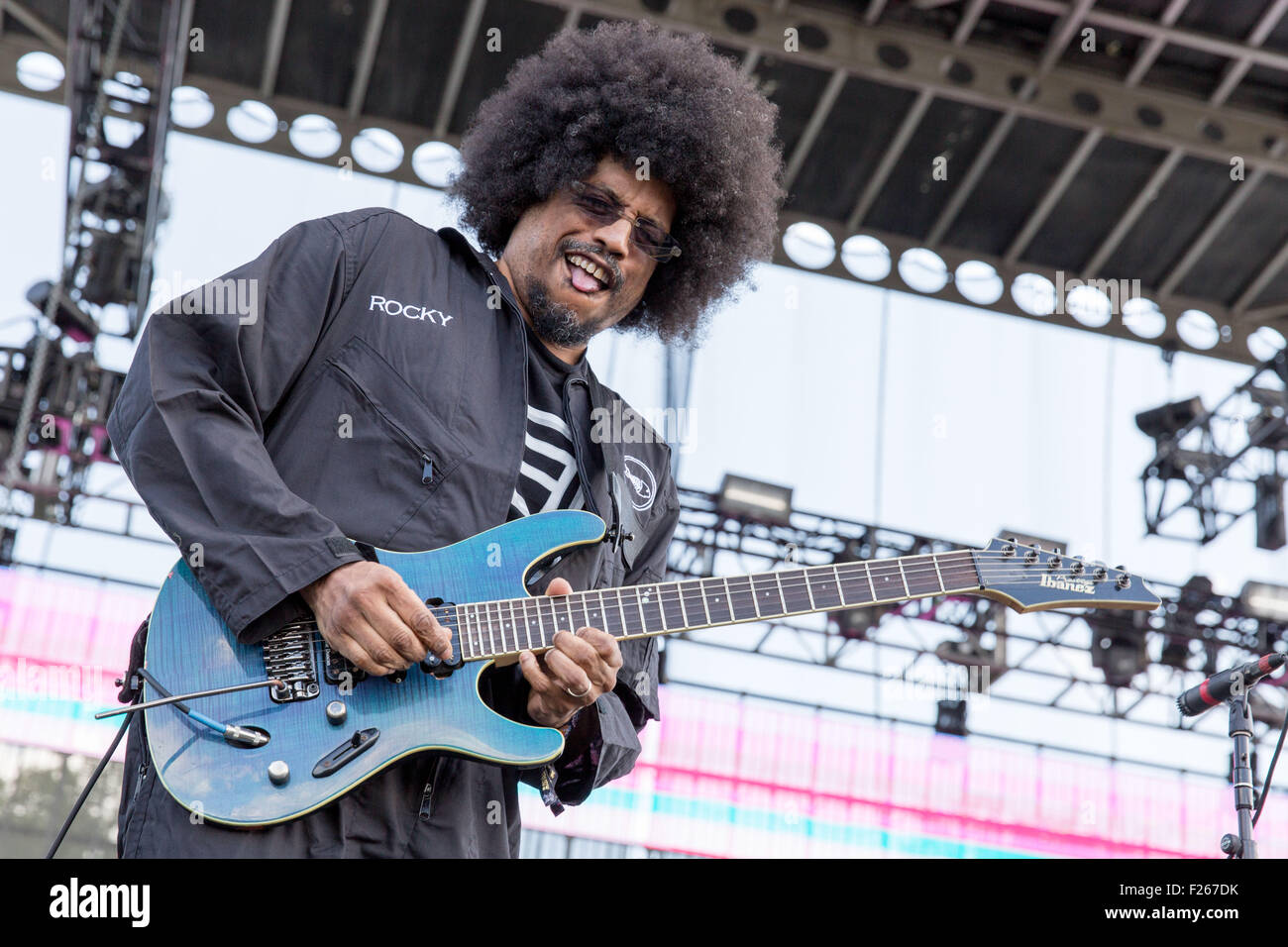 Chicago, Illinois, USA. 11th Sep, 2015. Guitarist ROCKY GEORGE of ...
