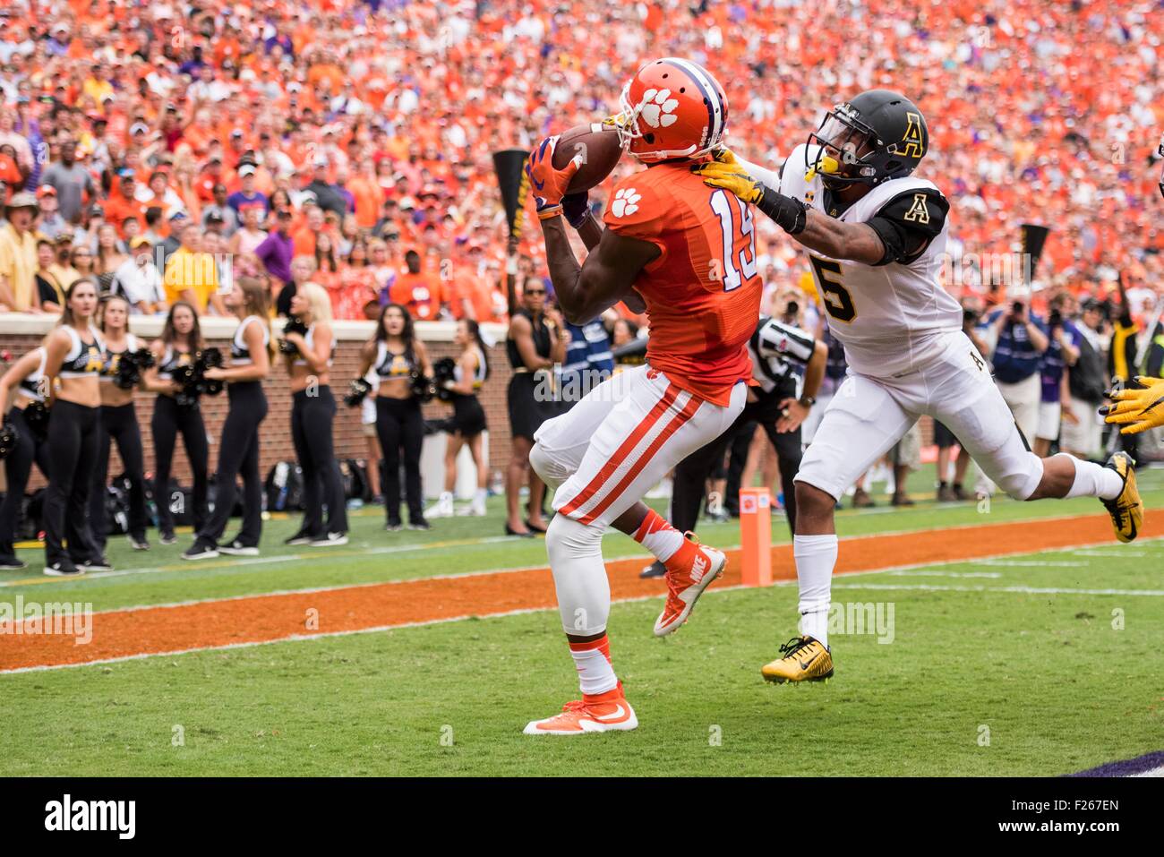 Columbia, South Carolina, USA. 12th Sep, 2015. Clemson wide receiver ...