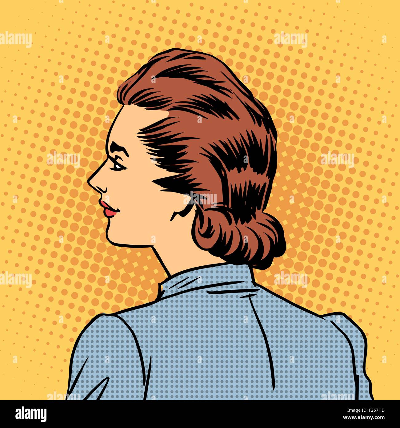 Business woman in profile Stock Vector Image & Art - Alamy