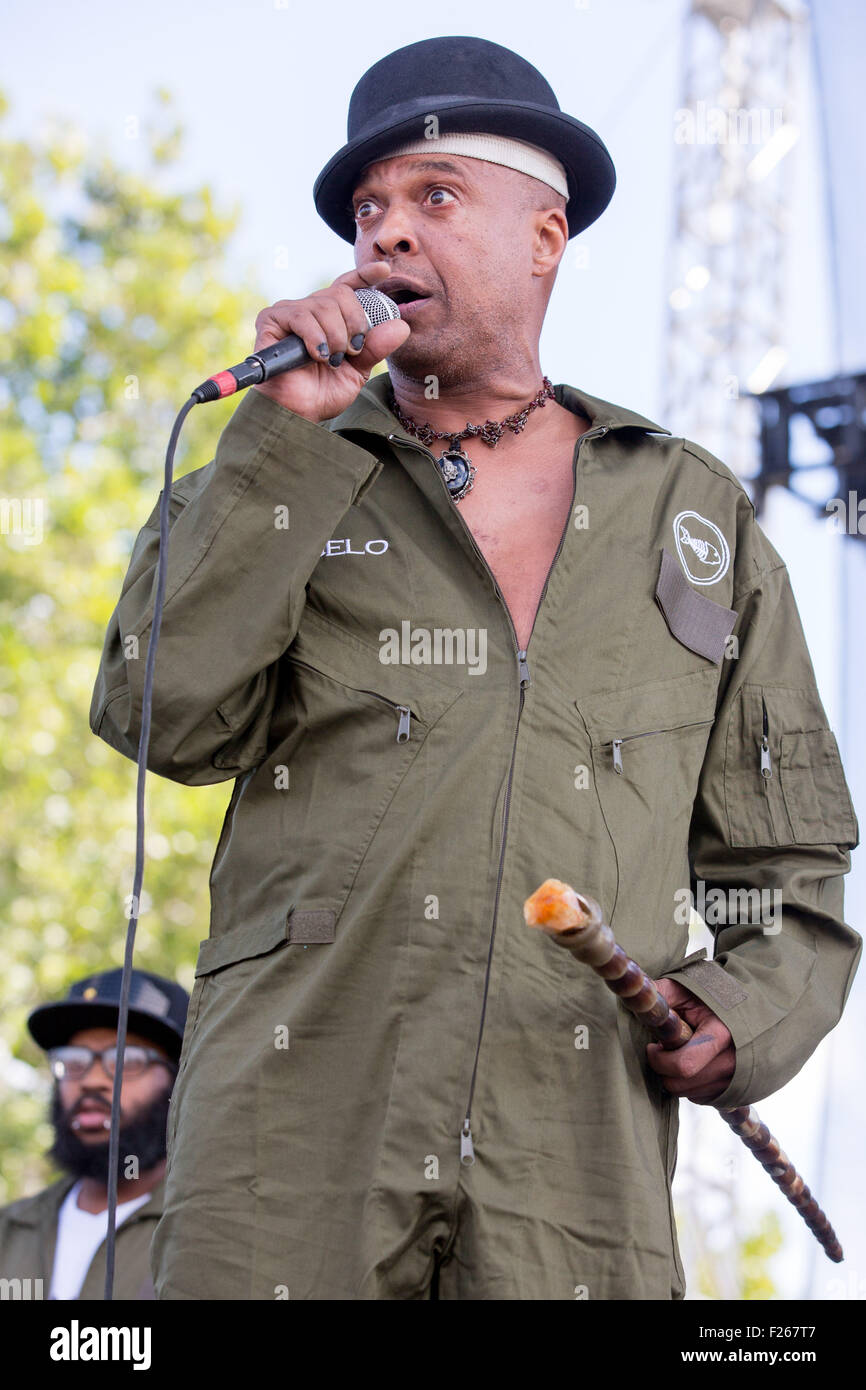 Chicago, Illinois, USA. 11th Sep, 2015. Singer ANGELO MOORE of Fishbone ...