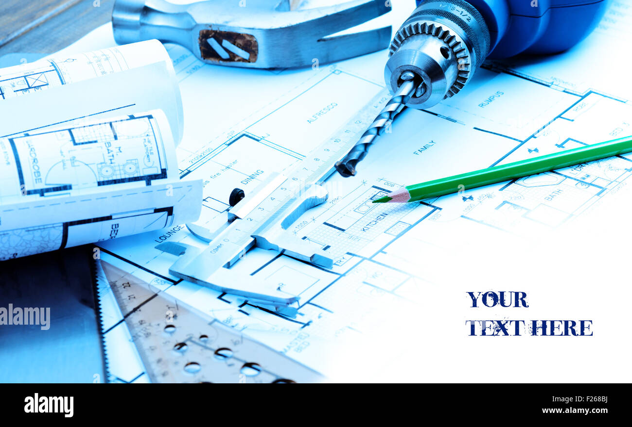 Renovation blueprints hi-res stock photography and images - Alamy