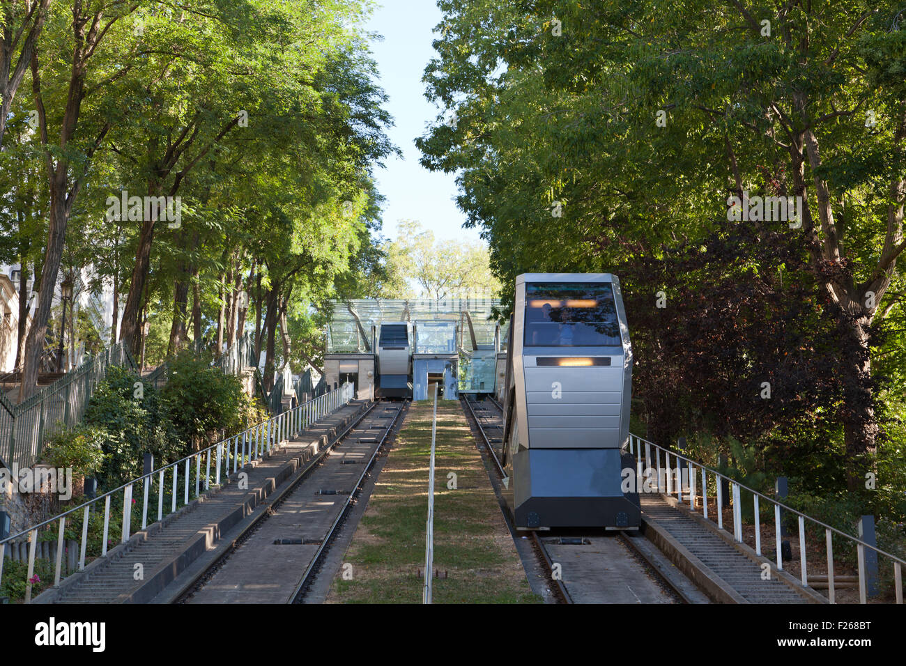 The Montmartre funicular, Paris, France Stock Photo - Alamy